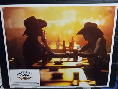 Lobby Card 1980 URBAN COWBOY John Travolta Debra Winger hold hands in ...