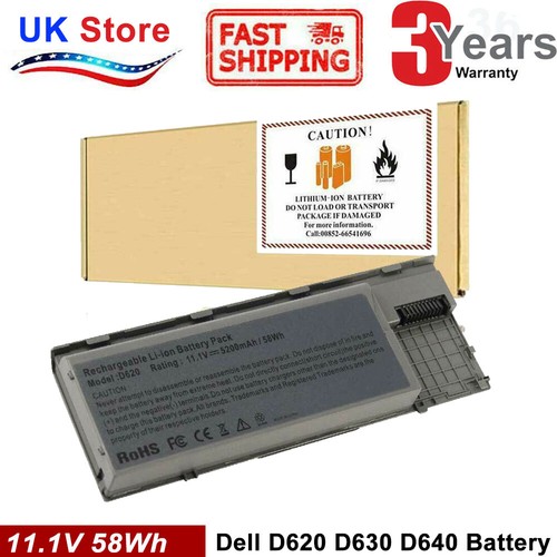 Battery for Dell Latitude D620 D630 D631 D640 D830N M2300 Type PC764 ...