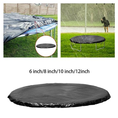Trampoline Cover Rain Snow Sun Shade Dust Rain Cover for Trampoline ...