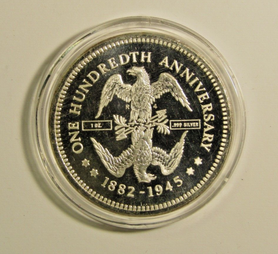 1982 1oz .999 Fine Silver 100th Anniversary Franklin D. Roosevelt Round ...
