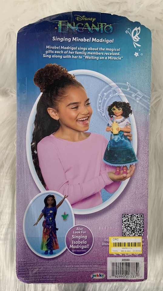 Disney Encanto Singing Doll Mirabel Madrigal Doll, Sings “Waiting On A ...