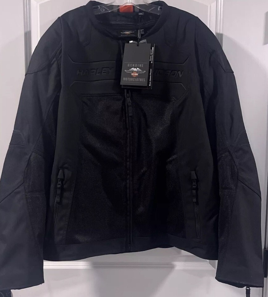 Harley-Davidson® Brawler Genuine Mixed Media Jacket Men's Size 3XL ...