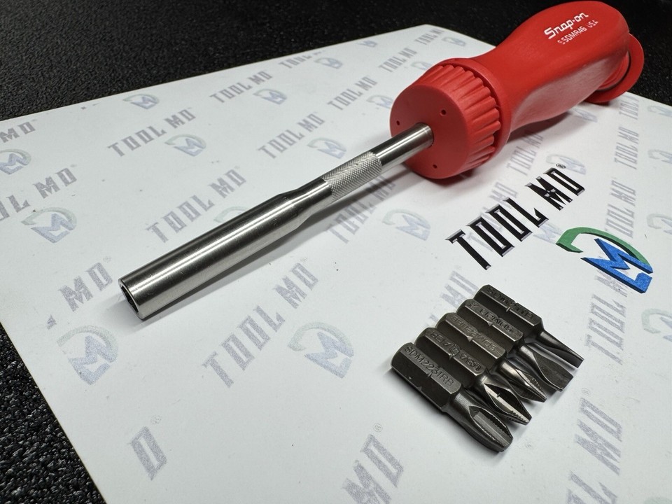 Snap-on Tools USA NEW RED Hard Handle Ratcheting Screwdriver SSDMR4B | eBay