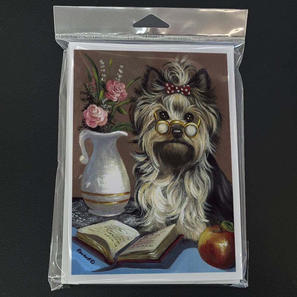 Yorkie Teachers Pet Greeting Cards And Envelopes Pack Of 8 194030419762 ...