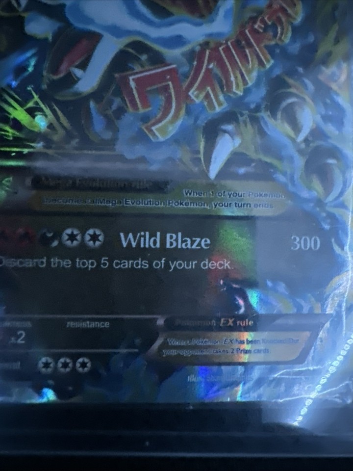 Pokémon TCG M Charizard EX 230HP Holo Mega Pokémon Card 69/106 2014 ...