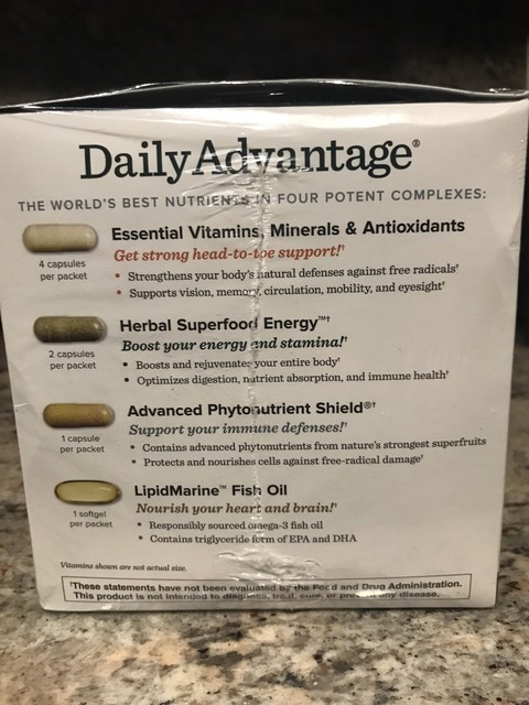 Daily Advantage Supplement Dr David Williams Multivitamin 60 Packets ...