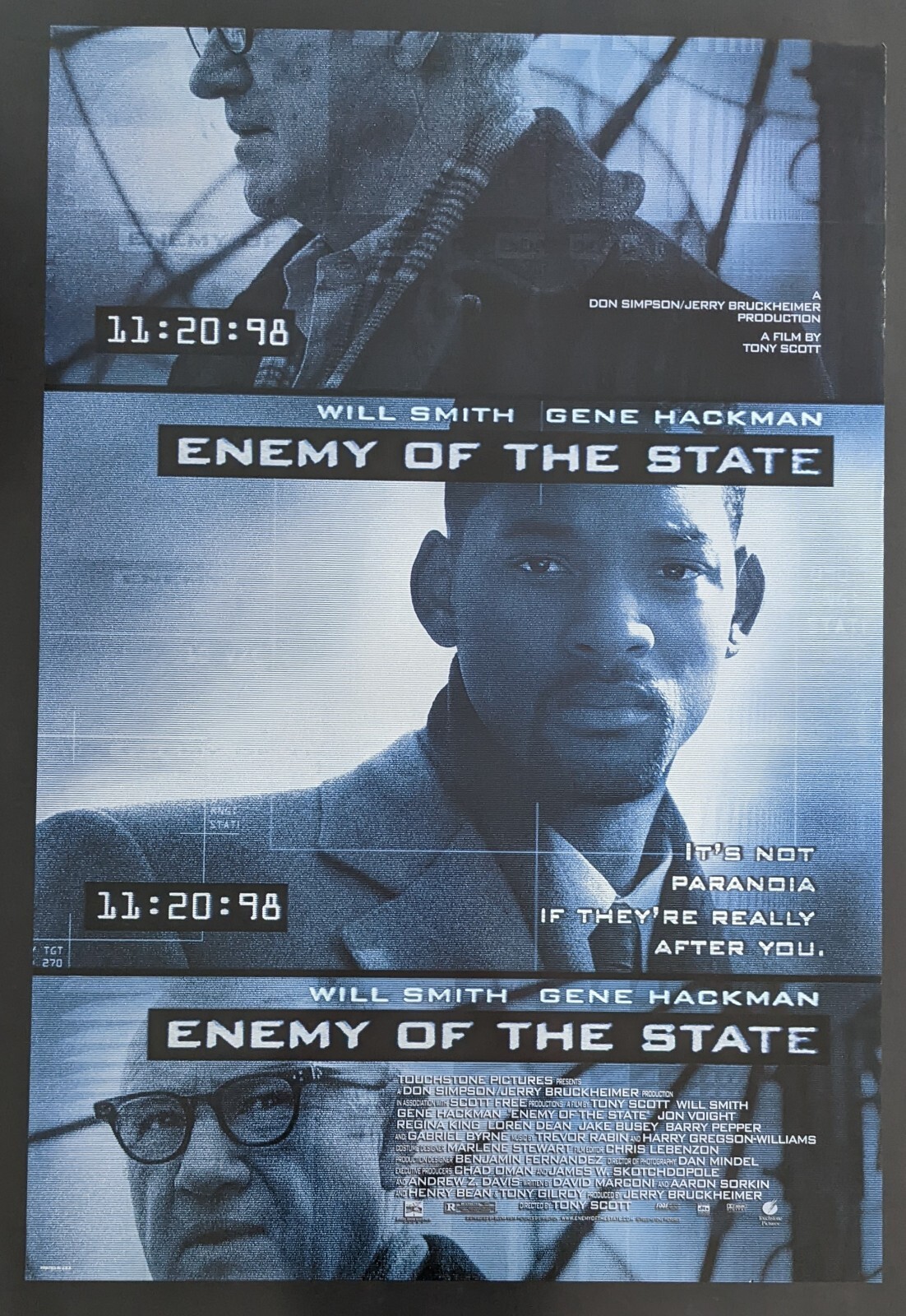 Enemy Of The State Movie Poster