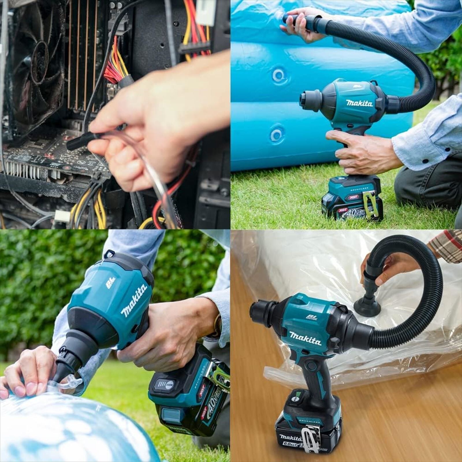 AS180DZ Makita Dust Blower 18V Li-ion Cordless Brushless Air Duster ...