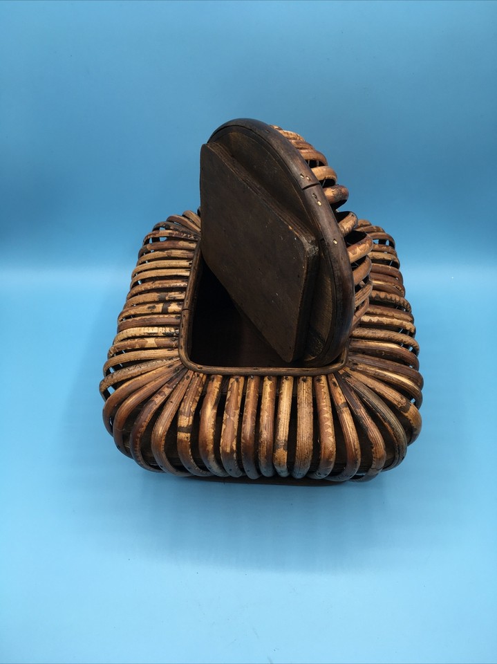 Unique Rattan Basket Container Bohemian Decor Box, Versatile Uses! | eBay