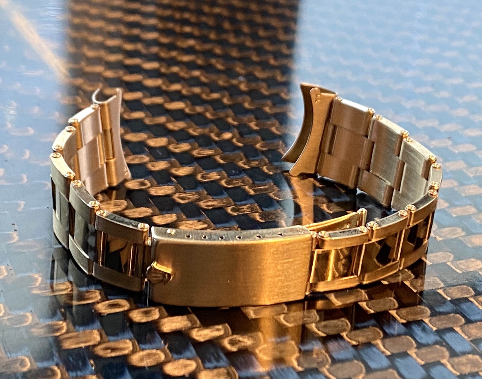 Rolex 7205/71 gold 18 Kt BAND for Manual Vintage Daytona 19mm | eBay