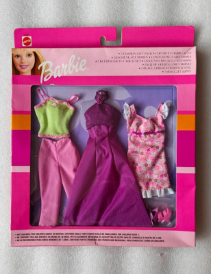 Barbie Outfit 2001 Fashion Gift Pack Collection 3 Doll Clothes Mattel ...