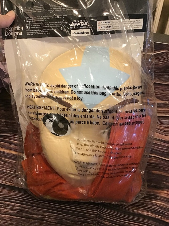 Nickelodeon Avatar The Last Airbender AANG Child Costume Size Small 4-6 ...