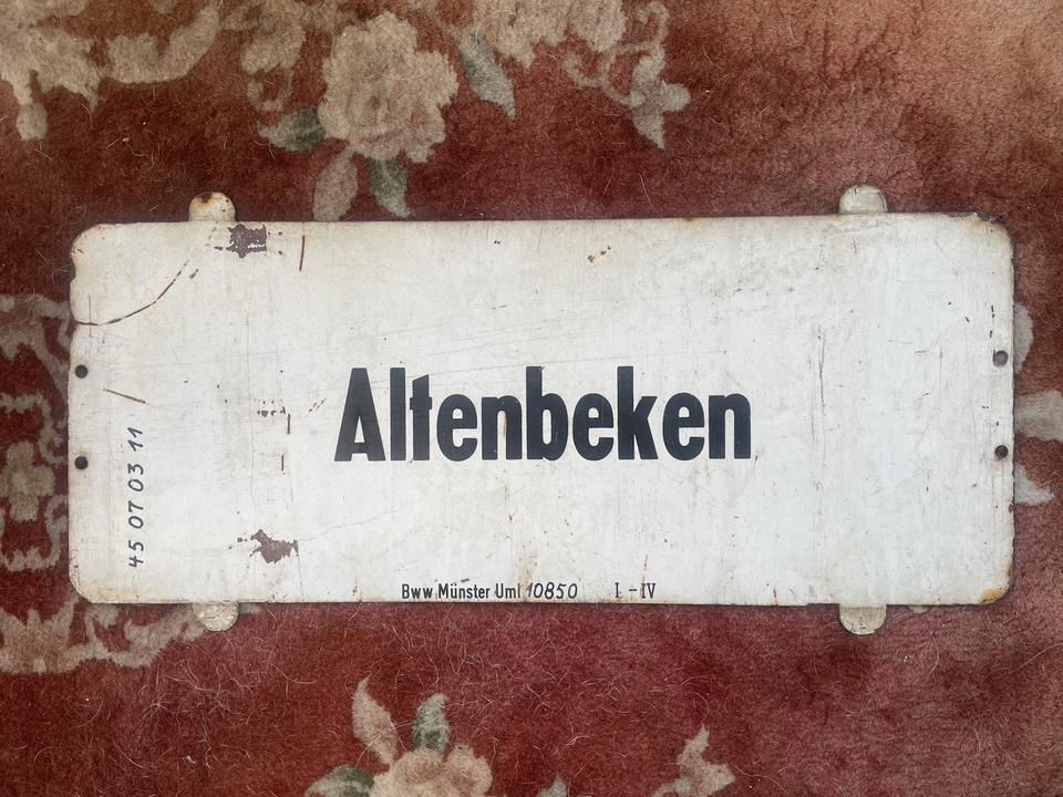 German Railway (DB) Carriage Destination Board, vintage | eBay UK