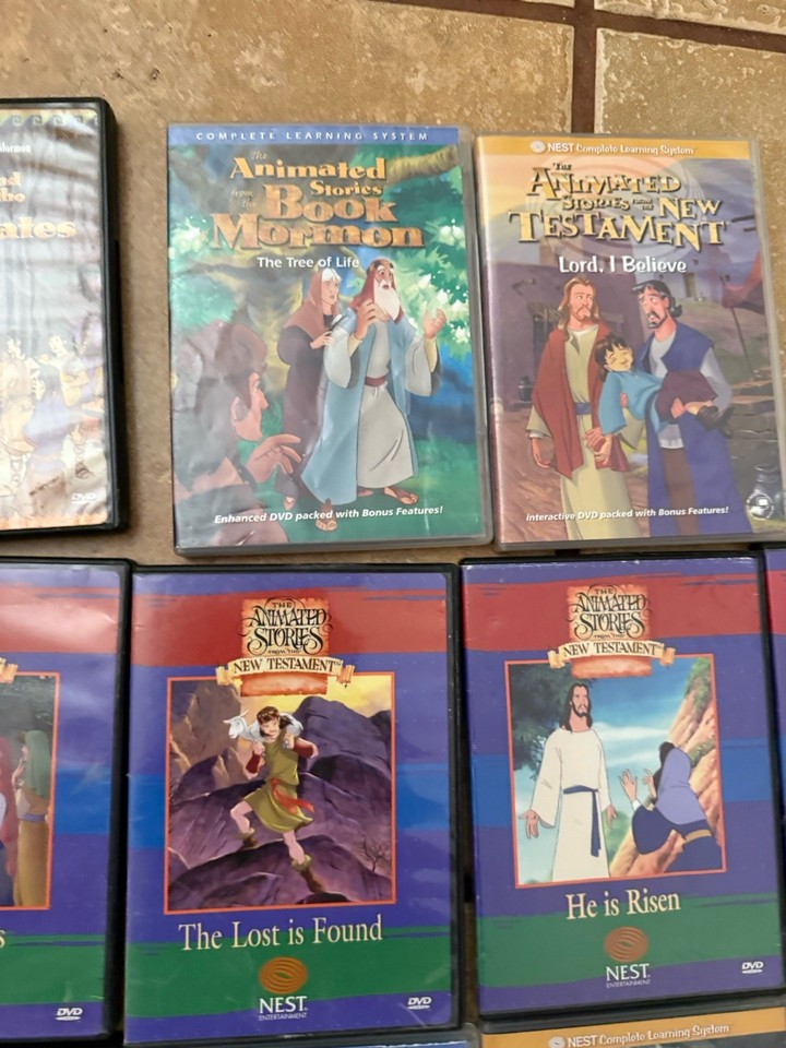 Lot of 25 Nest Animated Stories From The Bible & New Testament ...