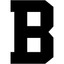 Varsity Letter B Decal Sticker Vinyl Window Laptop College Athletic ...