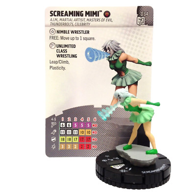 Heroclix Avengers 60th set Screaming Mimi #034 Rare | eBay
