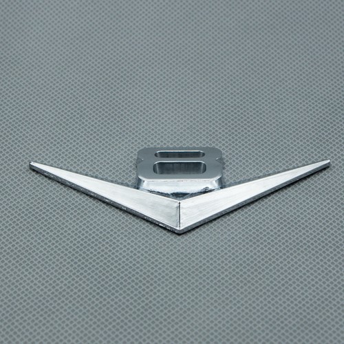Glossy Silver Metal Chrome 8V V8 Logo Emblem Badge 3D Car Sport Side ...