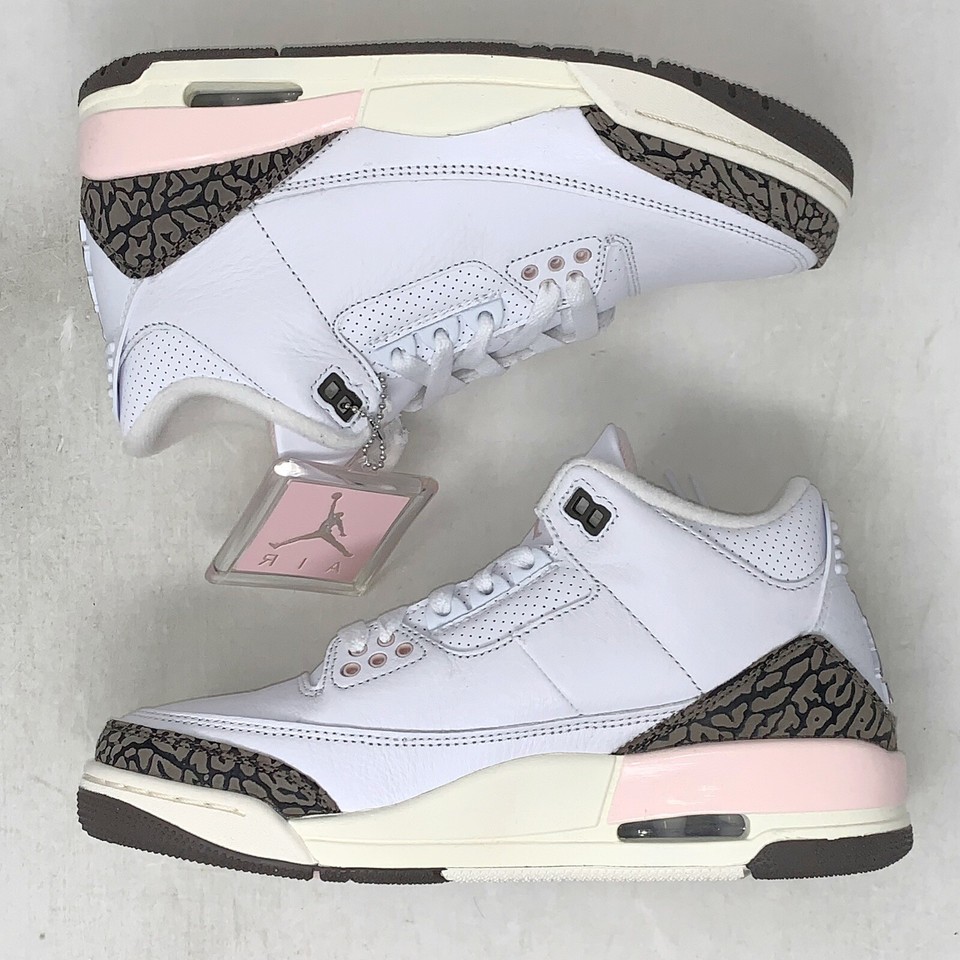 Air Jordan 3 'Neapolitan' White Sneaker, Size 10 BNIB CK9246-102 | eBay