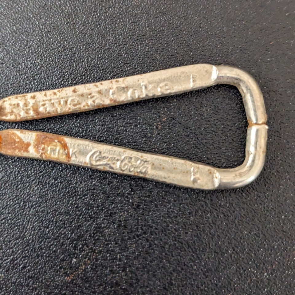 Vintage Coca Cola Handheld Bottle Opener Chrome Have A Coke Drink Coca ...