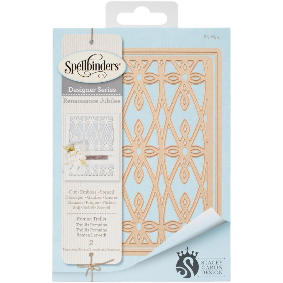 Spellbinders Designer Series Die ~ ROMAN TRELLIS ~ S4-654 | eBay
