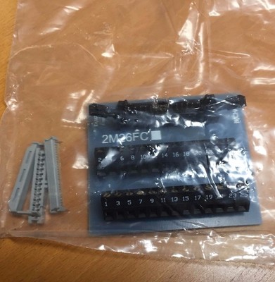 TE/Tyco 2M26FC Terminal Block Interface 26 Position Terminal Block, 10 ...