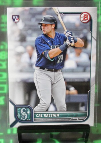 2022 Bowman Cal Raleigh Rookie Card #49 Seattle Mariners RC | eBay