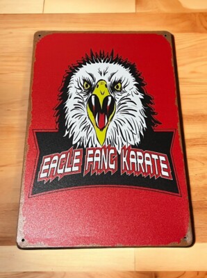 Metal Sign Eagle Fang Karate 8”x12” | eBay