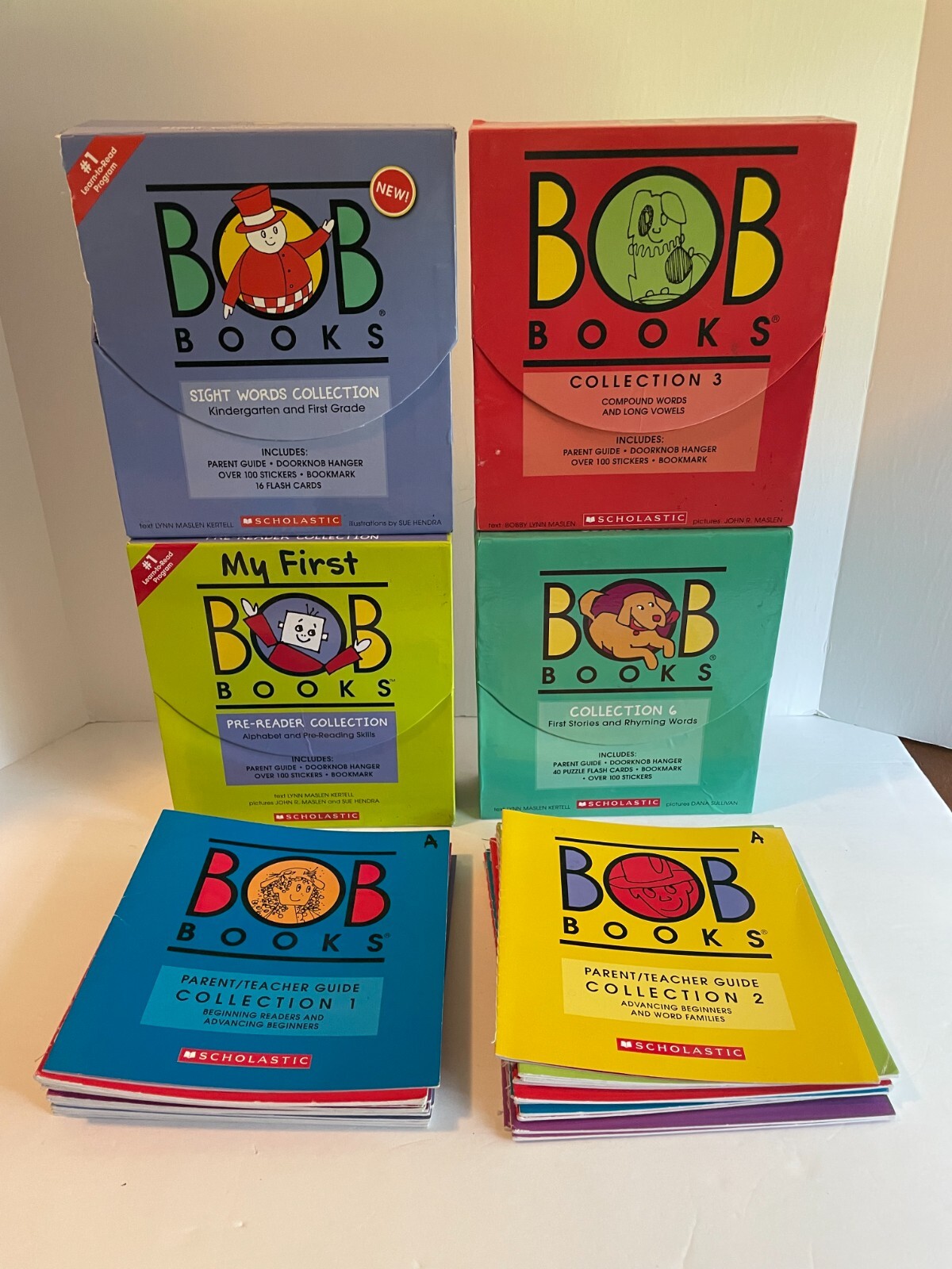 BOB Books - Sets and Miscellaneous Pre Reader Collection 1,2,3, 6 Sight ...