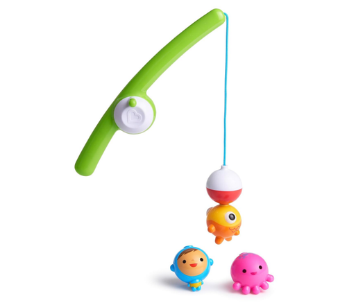 Fishing Rod Toy Magnetic Baby Toddler Bath Toys Fish Catch Hand Eye ...