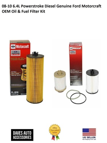 Engine Oil & Fuel Filter Kit Motorcraft OEM Quality For 08-10 Ford ...