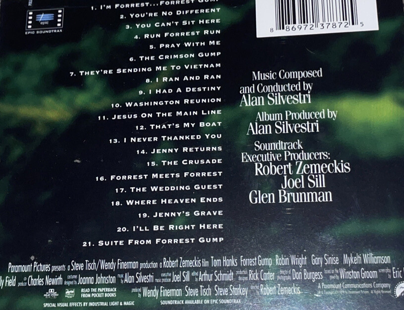 Forrest Gump [Original Motion Picture Score] by Alan Silvestri (CD, Feb ...