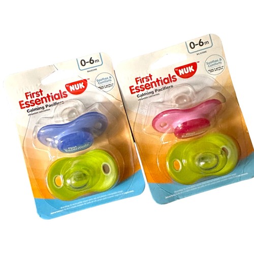 First Essentials Gerber Calming Pacifiers 0-6 Months 2 Pack ...