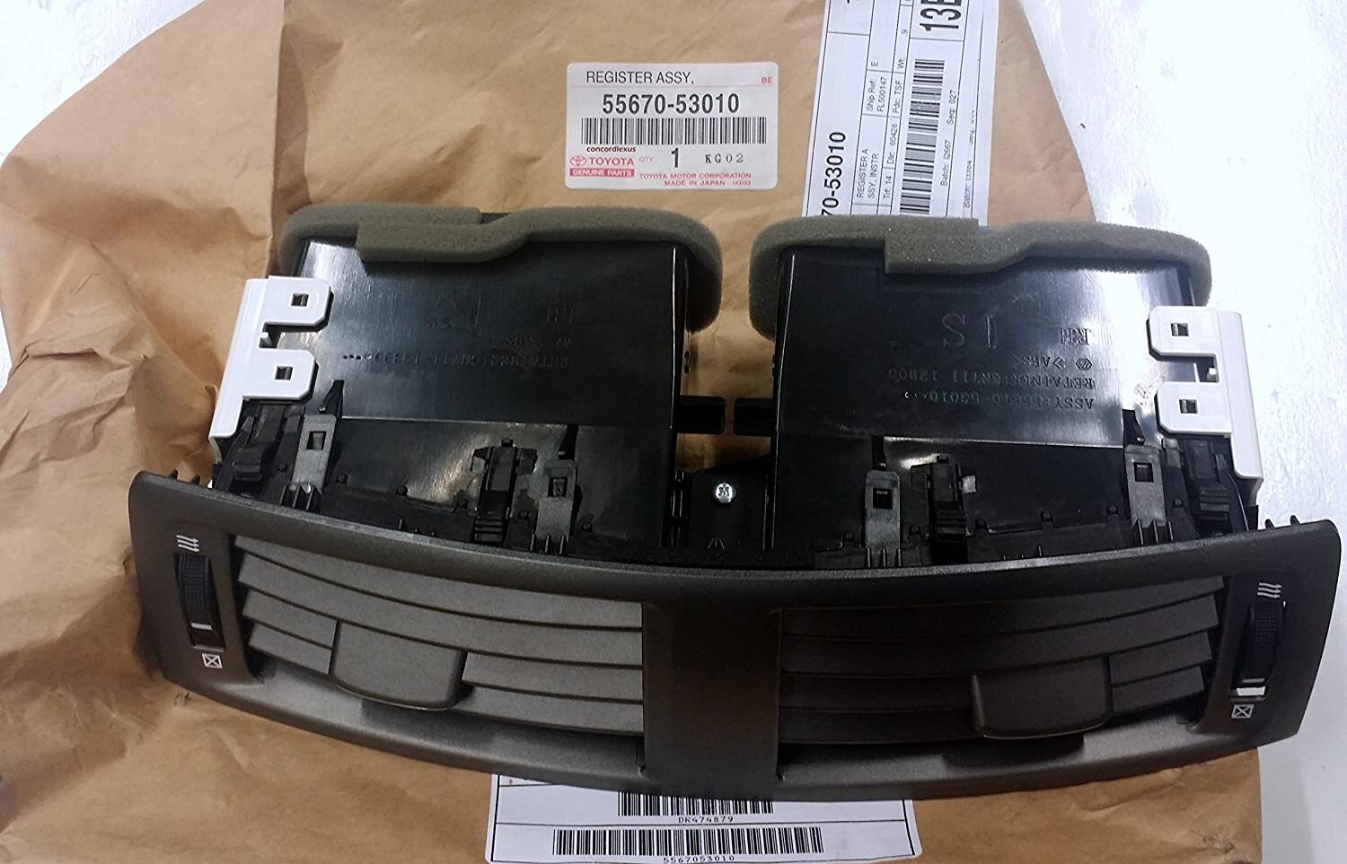 Genuine Lexus IS250 IS350 Instrument Panel AC heater air vent 55670 ...