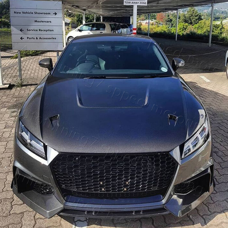 Fits Audi TT RS TTRS MK3 2016-18 Front Bumper Lip Splitters Bodykits ...