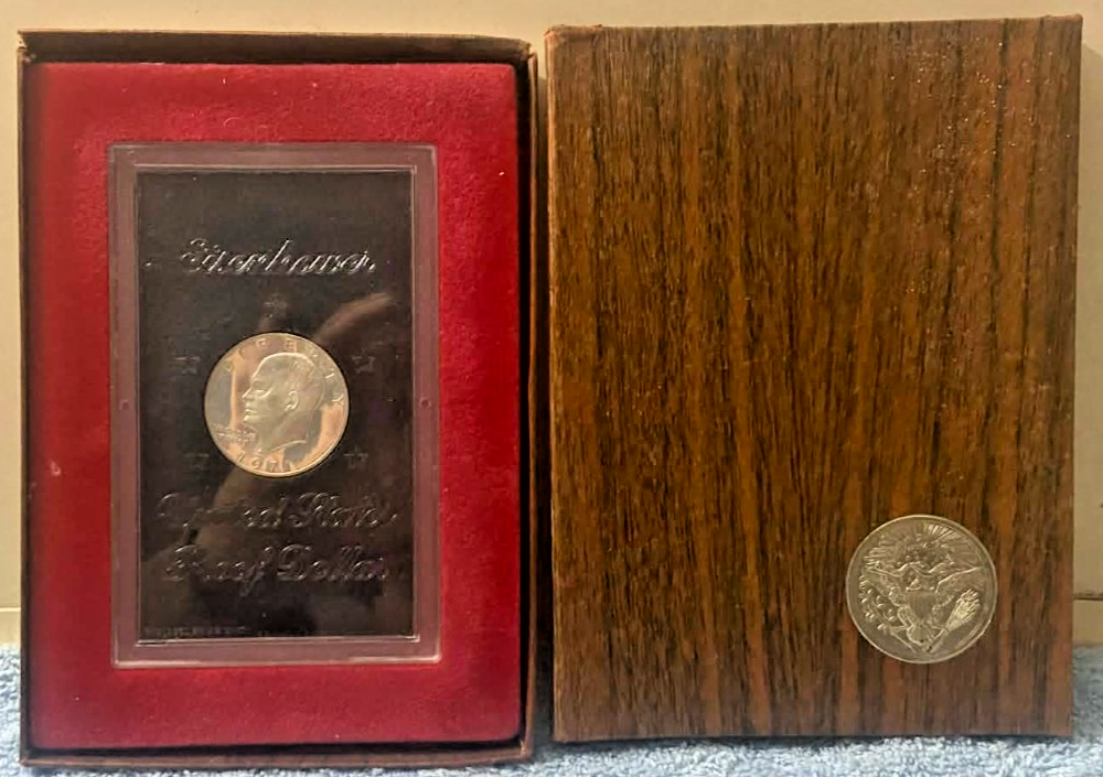 Eisenhower Proof Dollar 1971 S U.S. Mint Holder | eBay