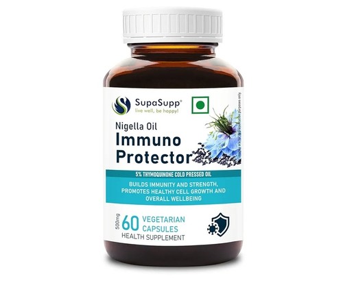 SupaSupp Nigella Oil Immuno Protector | Builds Immunity And Strength 60 ...
