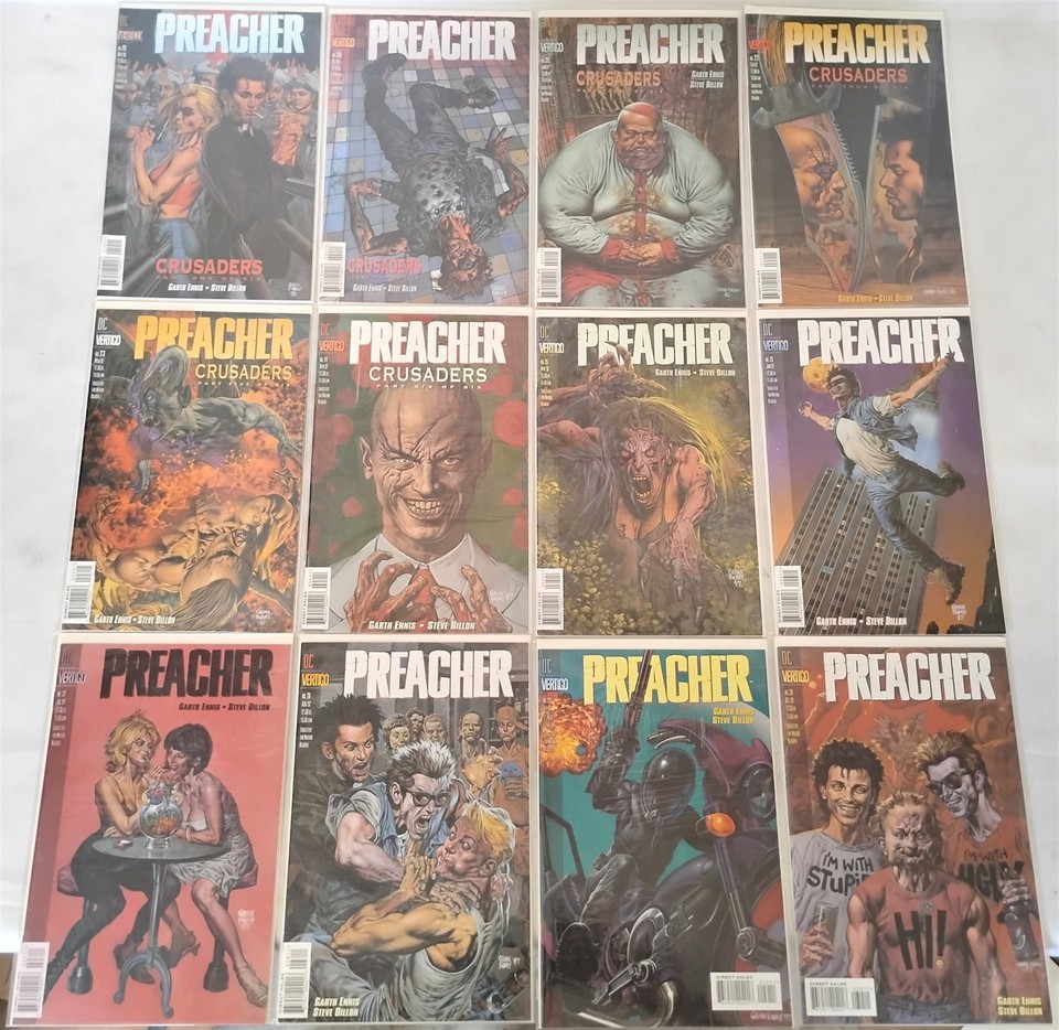 Preacher #1-66 + Specials by DC Vertigo Lot of (78) Books Complete Run ...
