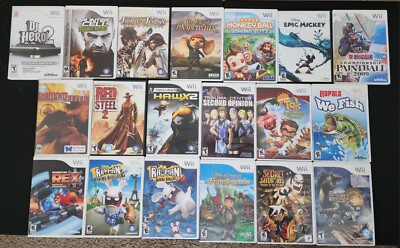 Wii Games Lot 19 Games *Tested & Working* Nintendo Wii Retro Game Lot ...