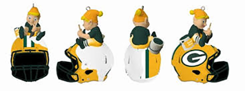 NFL Green Bay Packers TEAM PAINTING ELF Ornament, NEW | eBay