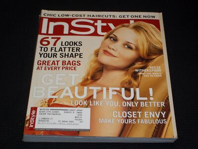 2004 OCTOBER INSTYLE MAGAZINE - REESE WITHERSPOON FRONT COVER FASHION ...