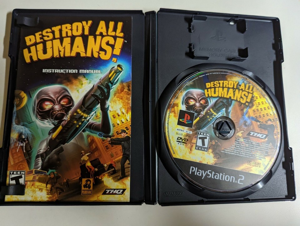 Destroy All Humans (Sony PlayStation 2, 2005) Complete 752919460504| eBay