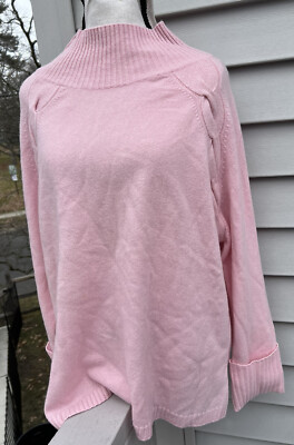 Kier + J Knit Cashmere Sweater Women's pink size Xl | eBay