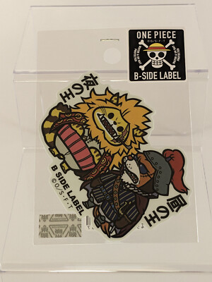 One Piece B-Side Label Sticker Nekomamushi & Inuarashi Waterproof US ...