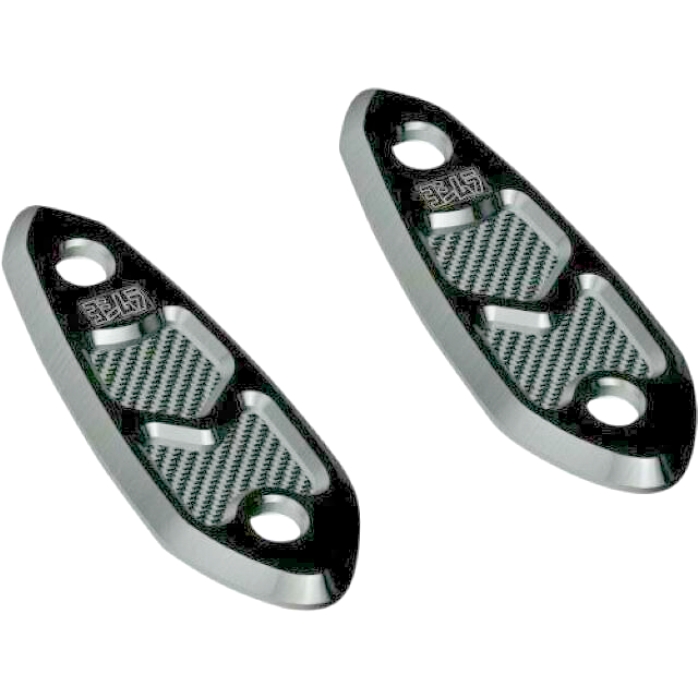 Yoshimura Mirror Hole Cap Kit Black 2009-12 Kawasaki ZX6R Yoshimura Mirror Hole Cap Kit Black 2009-12 Kawasaki ZX6R