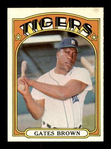 1972 Topps #187 Gates Brown VGEX Tigers 560926 | eBay