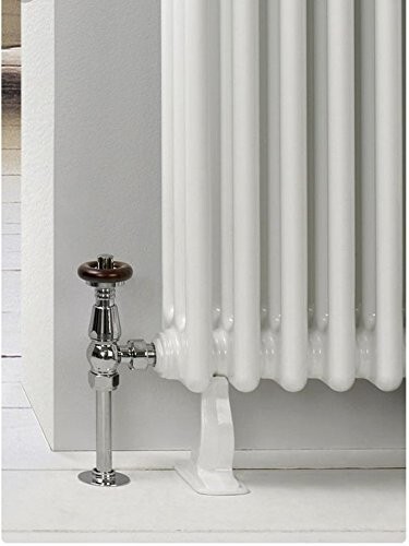 Column Radiator Support Feet WHITE for Cast Iron Traditional 100 mm ...