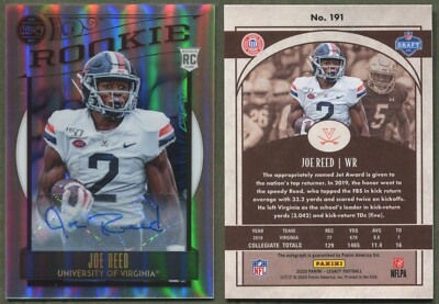 2020 Panini Legacy Rookies Premium Penmanship Silver #191 Joe Reed ...