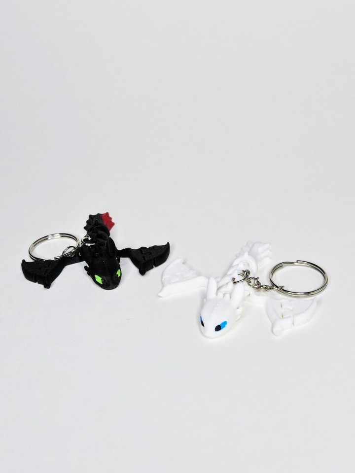 Toothless Keychain 3d printed | eBay
