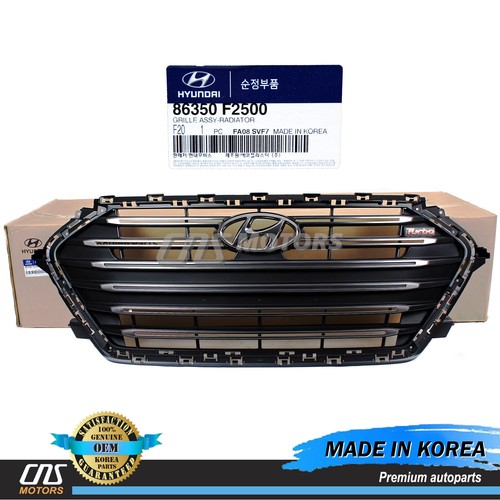 ⭐GENUINE⭐ Radiator Grille W/O Molding for 17-18 Hyundai Elantra 1.6L ...