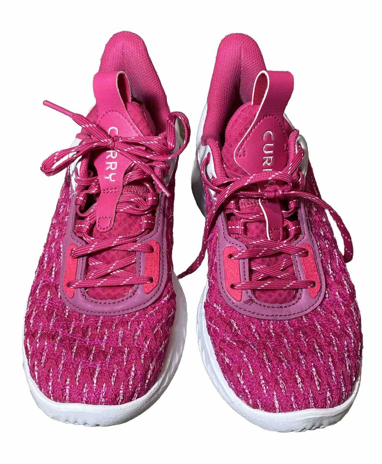 Under Armour Curry Flow 9 Basketball Shoes Pink White… - Gem